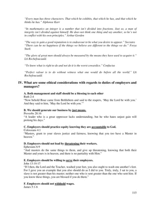 Integrity and Ethics in Business | PDF