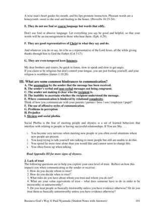 Communicating Effectively | PDF