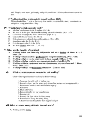 A Biblical View of Work | PDF | Christianity | Religion & Spirituality