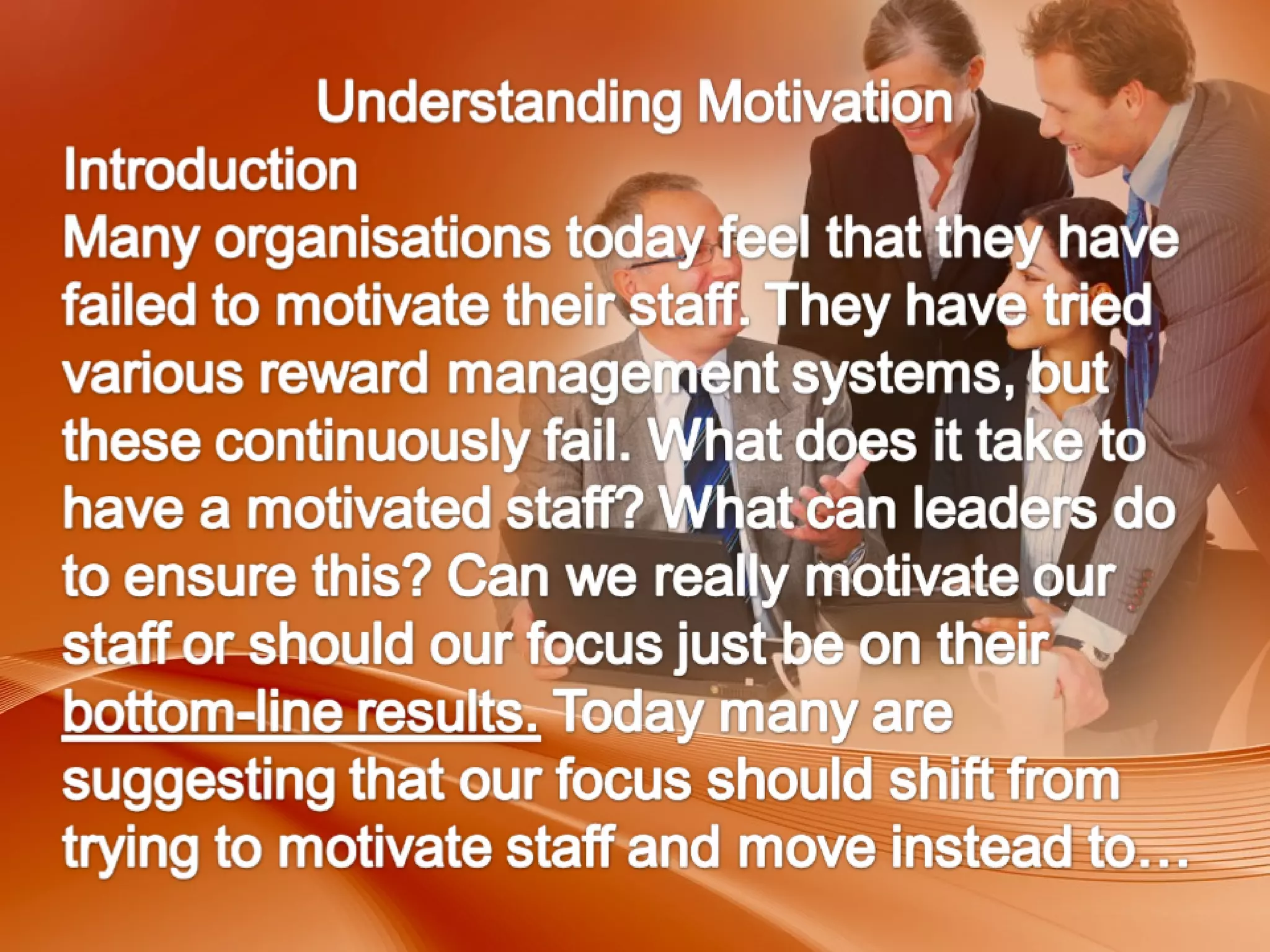 Understanding Motivation | PPT
