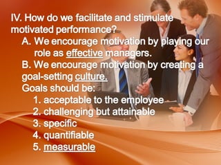 Understanding Motivation | PPT