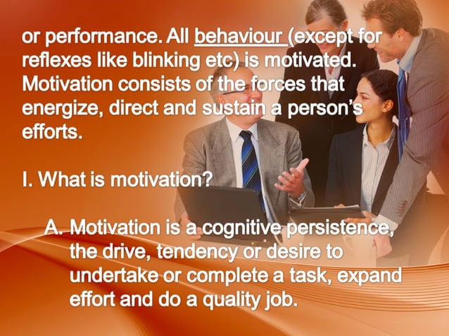 Understanding Motivation | PPT