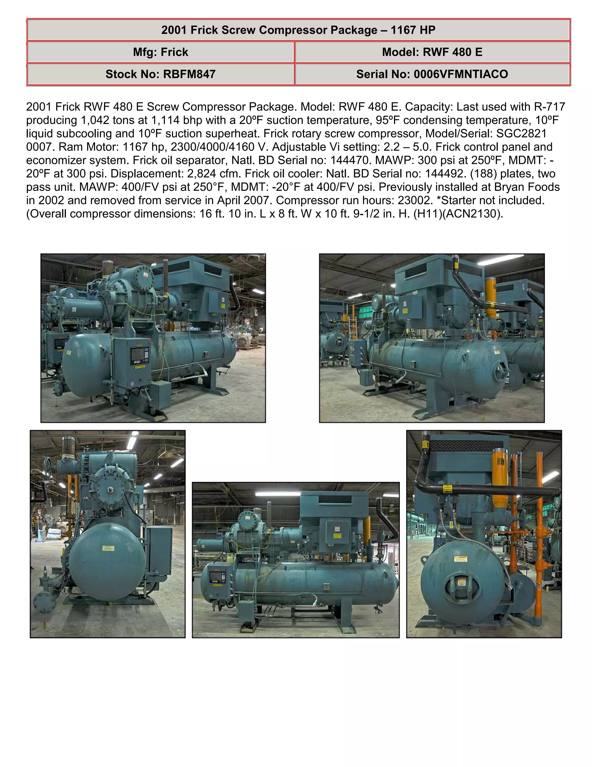 RBFM847v3frickcompressor | PDF
