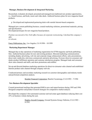 Example Resume | DOC