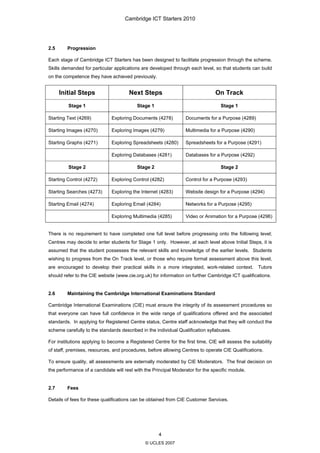 Cambridge ICT Starters | PDF