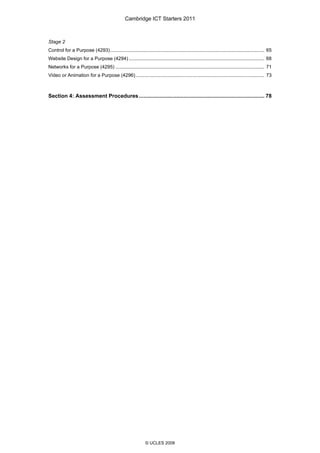 Cambridge ICT Starters | PDF