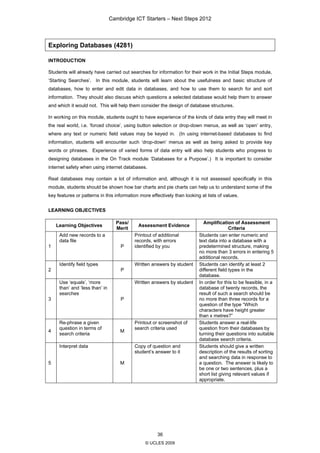 Cambridge ICT Starters | PDF