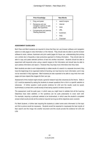 Cambridge ICT Starters | PDF