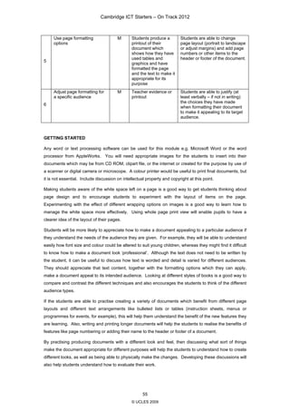 Cambridge ICT Starters | PDF