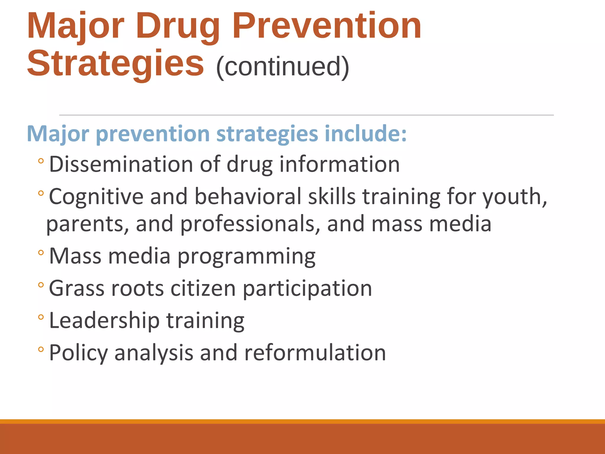 Prevention of Drug Abuse | PPT
