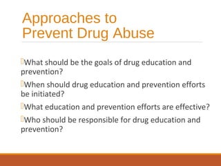 Prevention of Drug Abuse | PPT