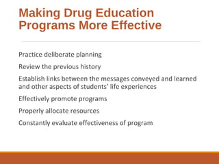 Prevention of Drug Abuse | PPT