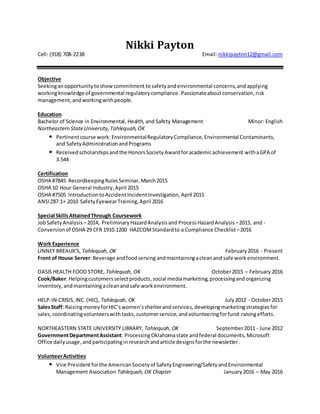 nikki new resume | DOCX
