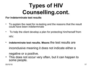 4. HIV COUNSELING PREST. | PPT