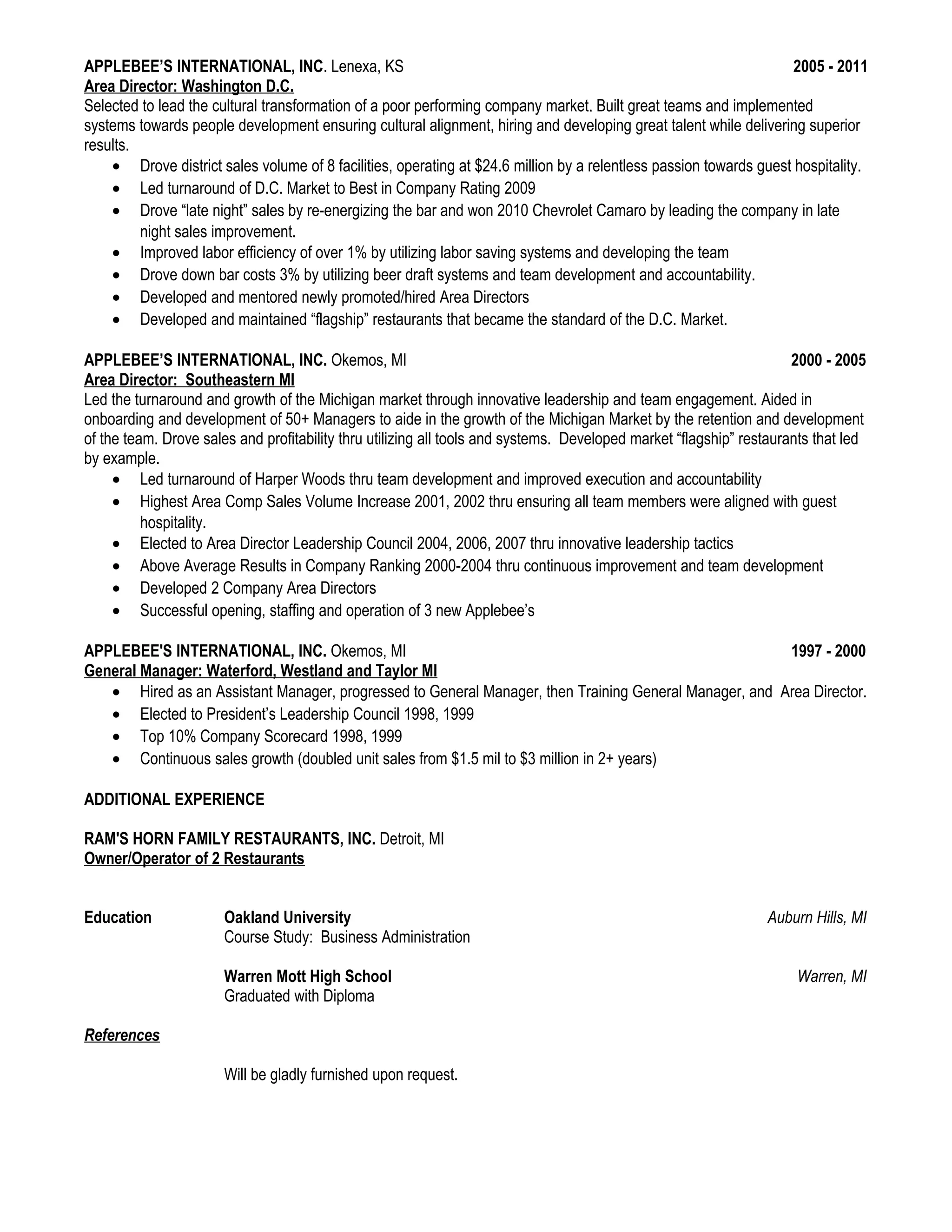 Mark Kaiser onlinenewresume | DOC