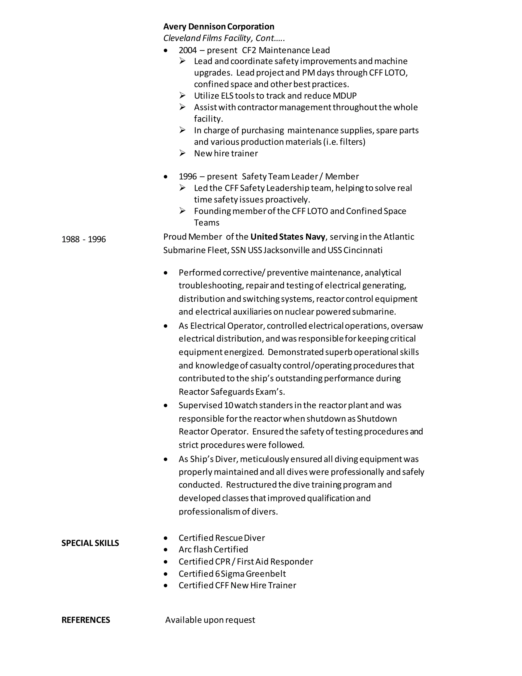 Potter, Robert Resume | DOCX