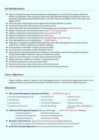 CV Capt.Ahmad Sary | PDF | Scuba Diving | Extreme Sports