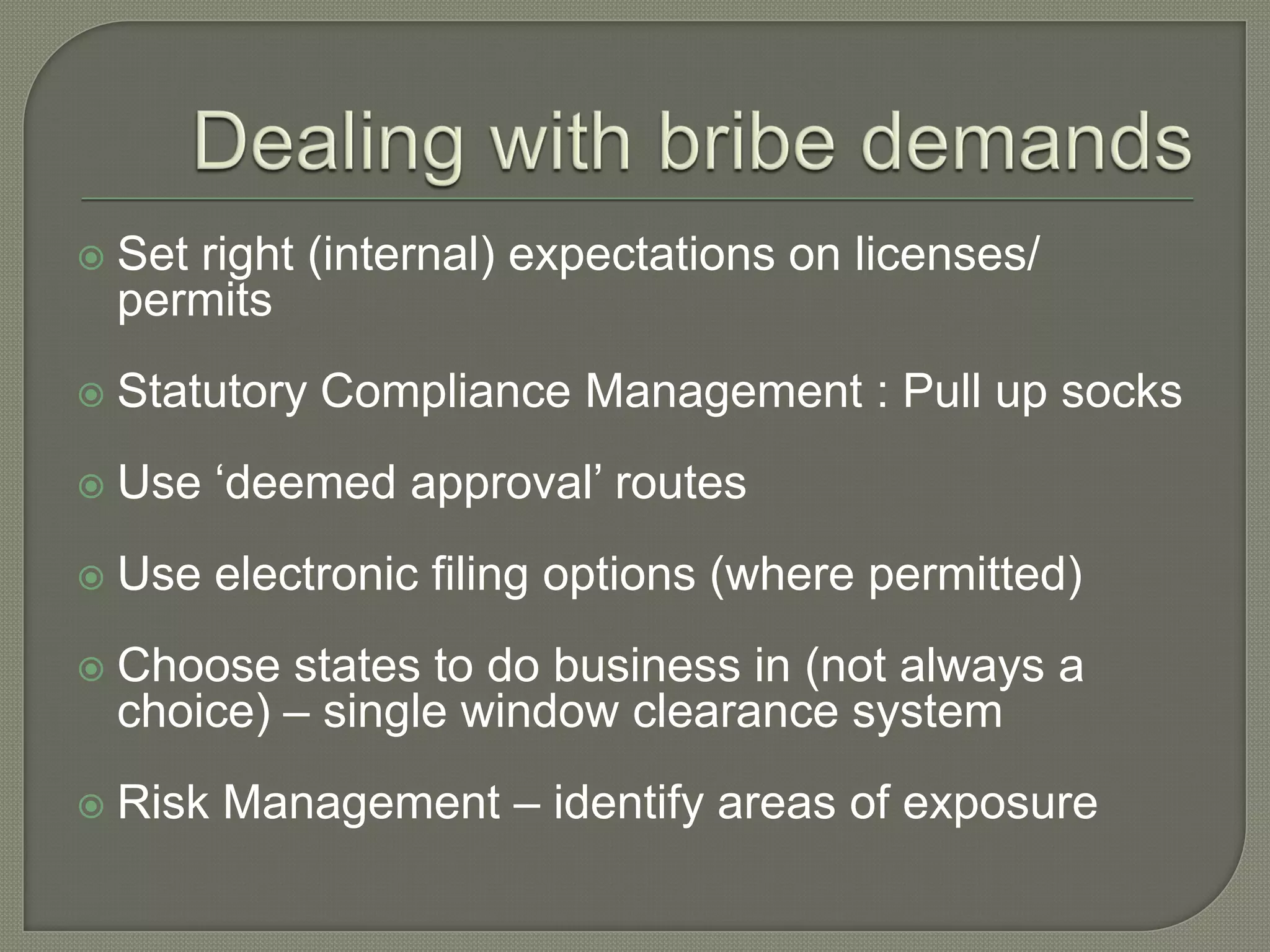 Presentation_corruption risks in India | PDF