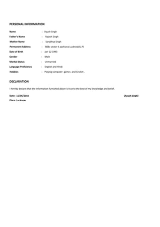 ayush.resume.compressed | PDF