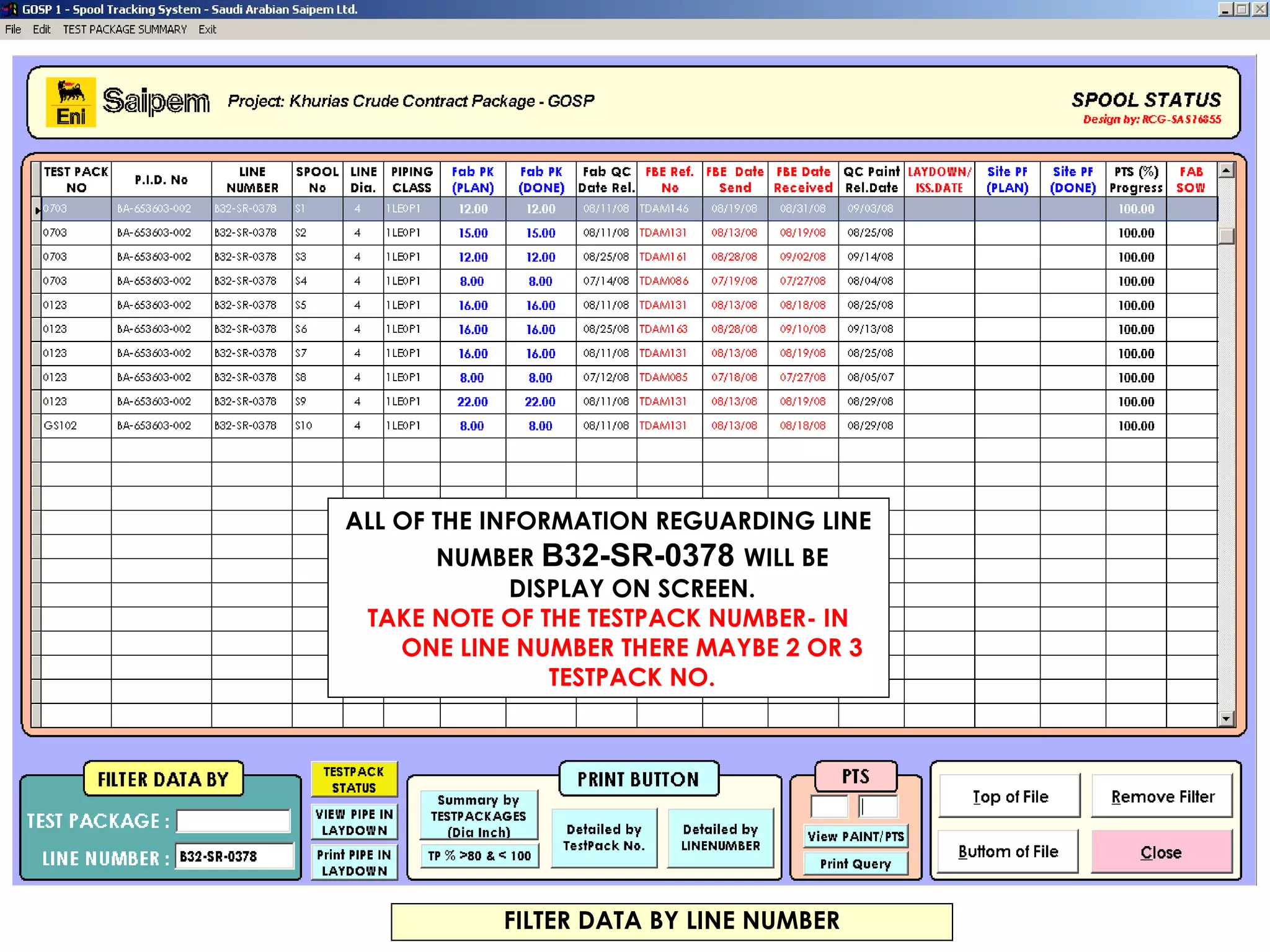 SPOOL TRACKING SYSTEM | PPT