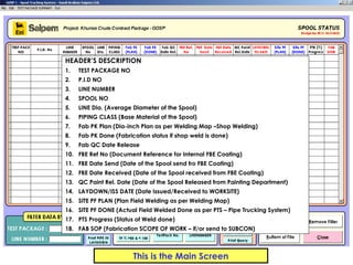 SPOOL TRACKING SYSTEM | PPT