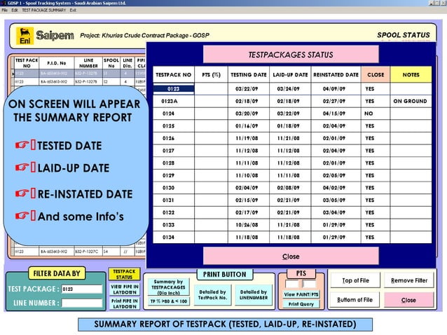 SPOOL TRACKING SYSTEM | PPT