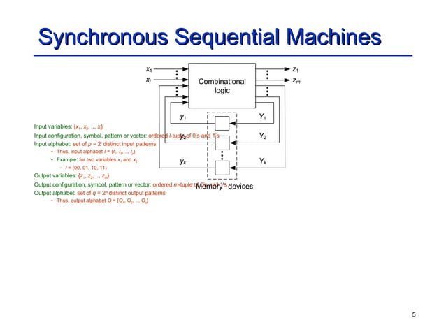 Introduction to Synchronous Sequential Circuits and Iterative Networks | PPT