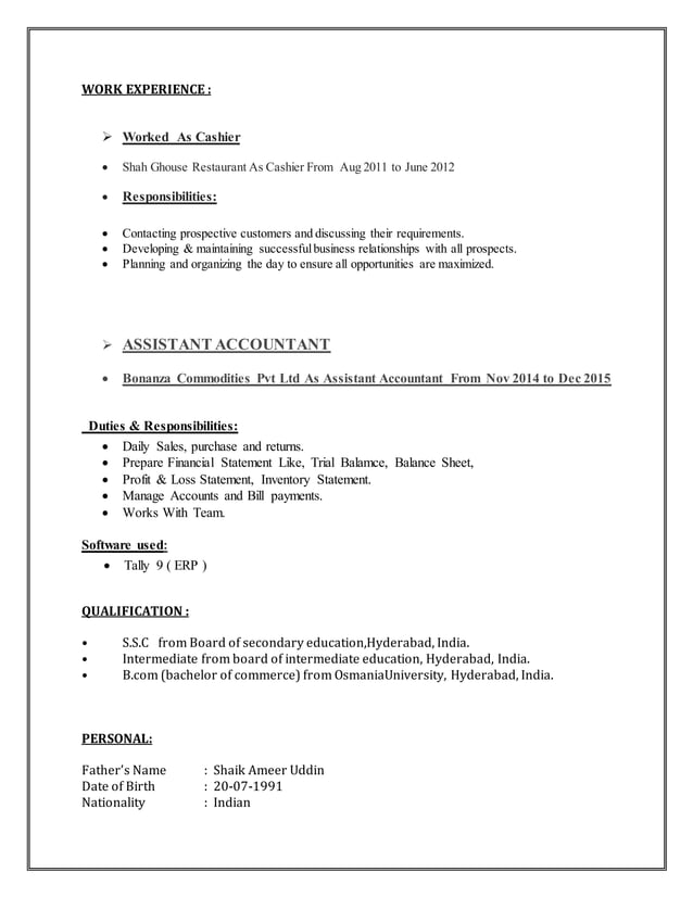 azhar CV | PDF