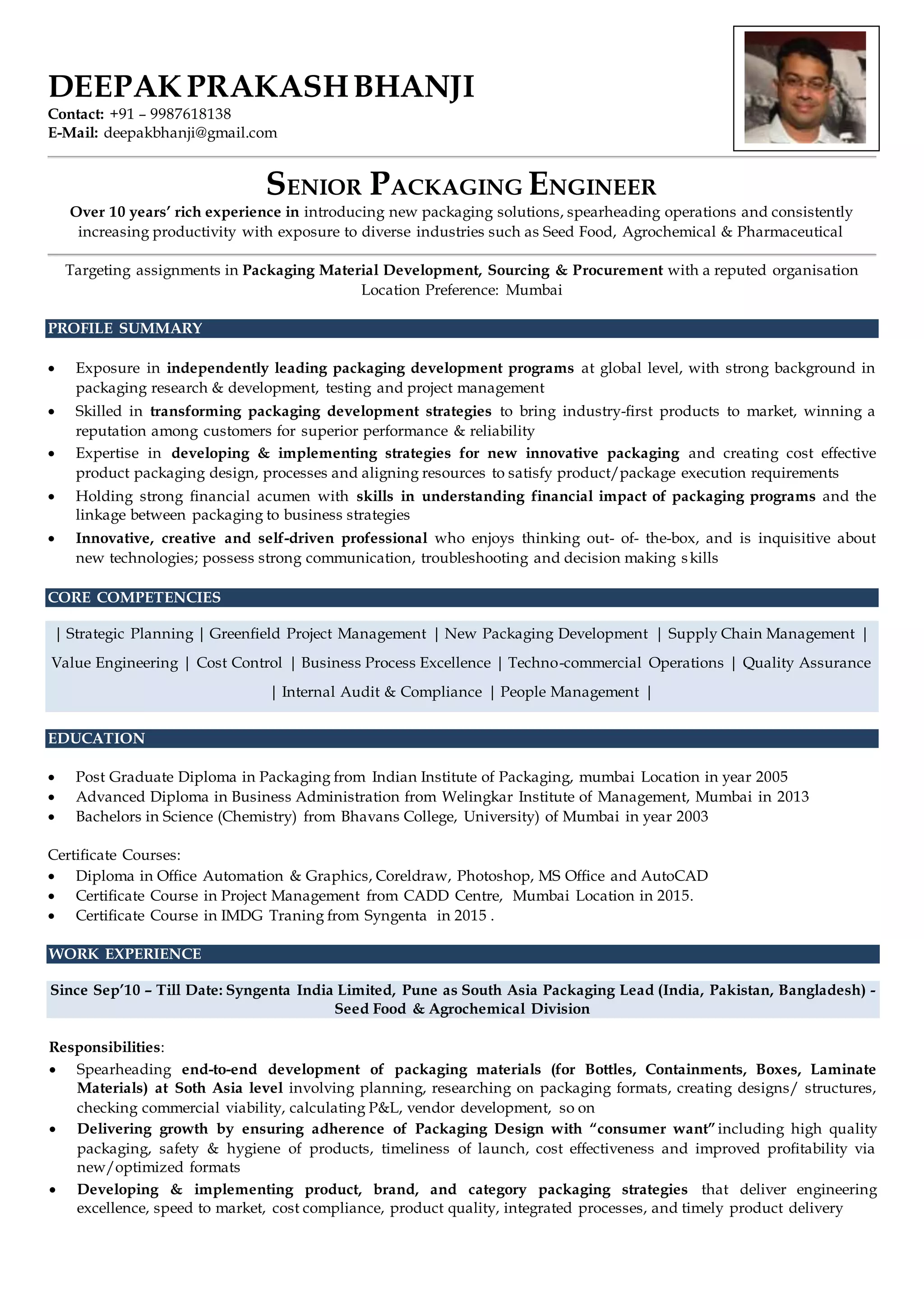 deepak resume | DOCX