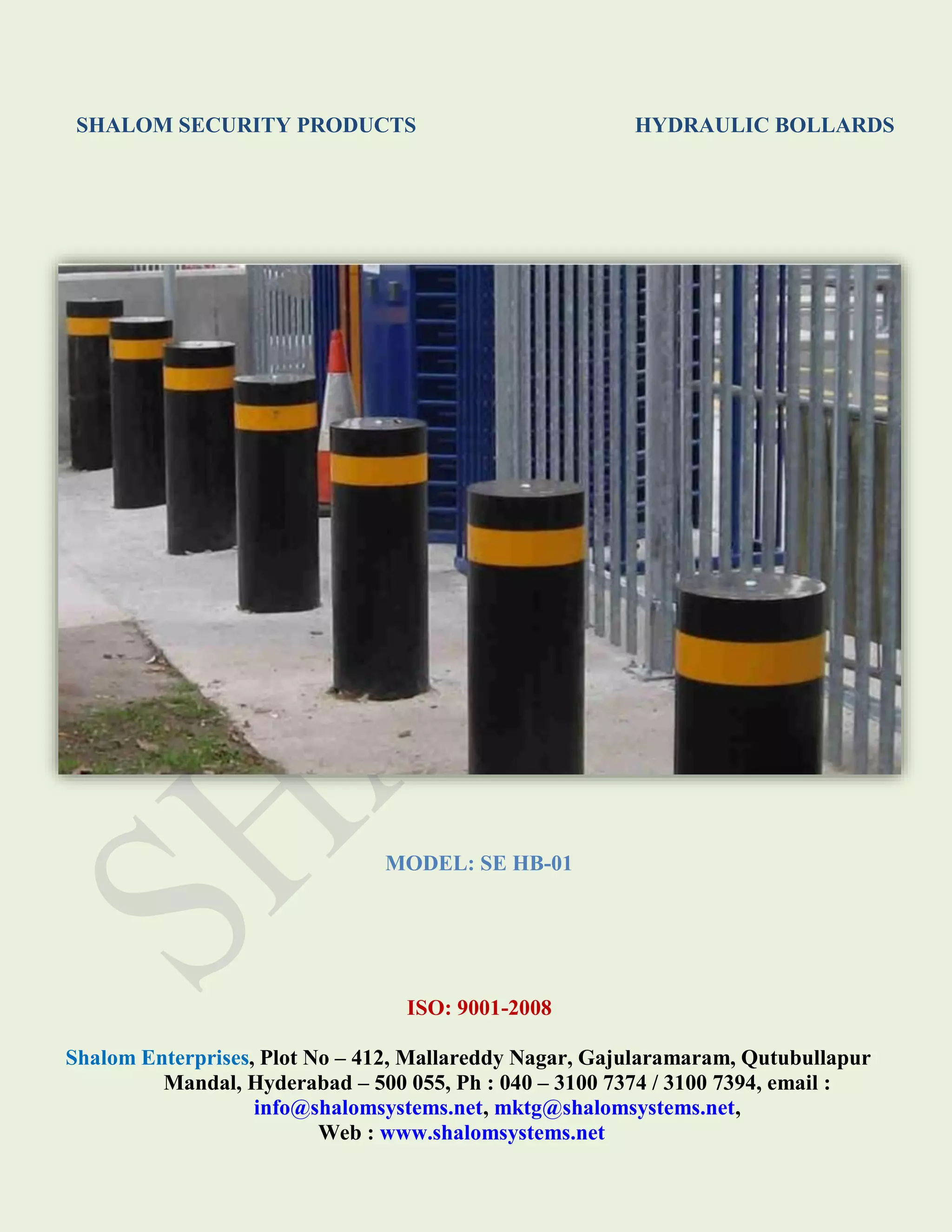 Hydraulic Road Bollard | PDF