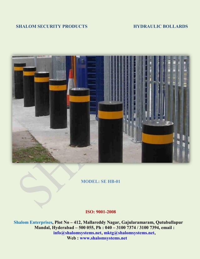 Hydraulic Road Bollard | PDF