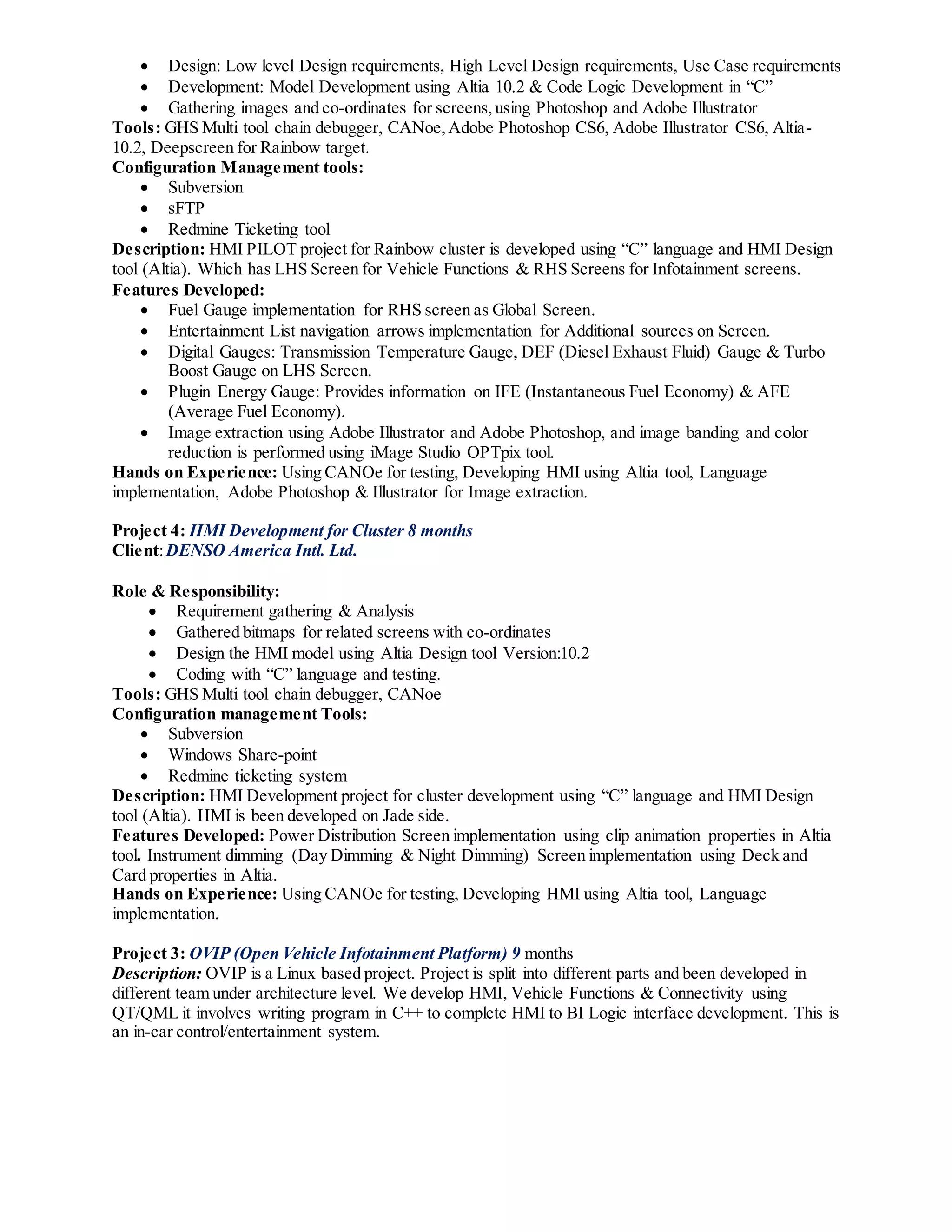 Bharani PrasadVS_CV | DOCX | Operating Systems | Computer Software and Applications