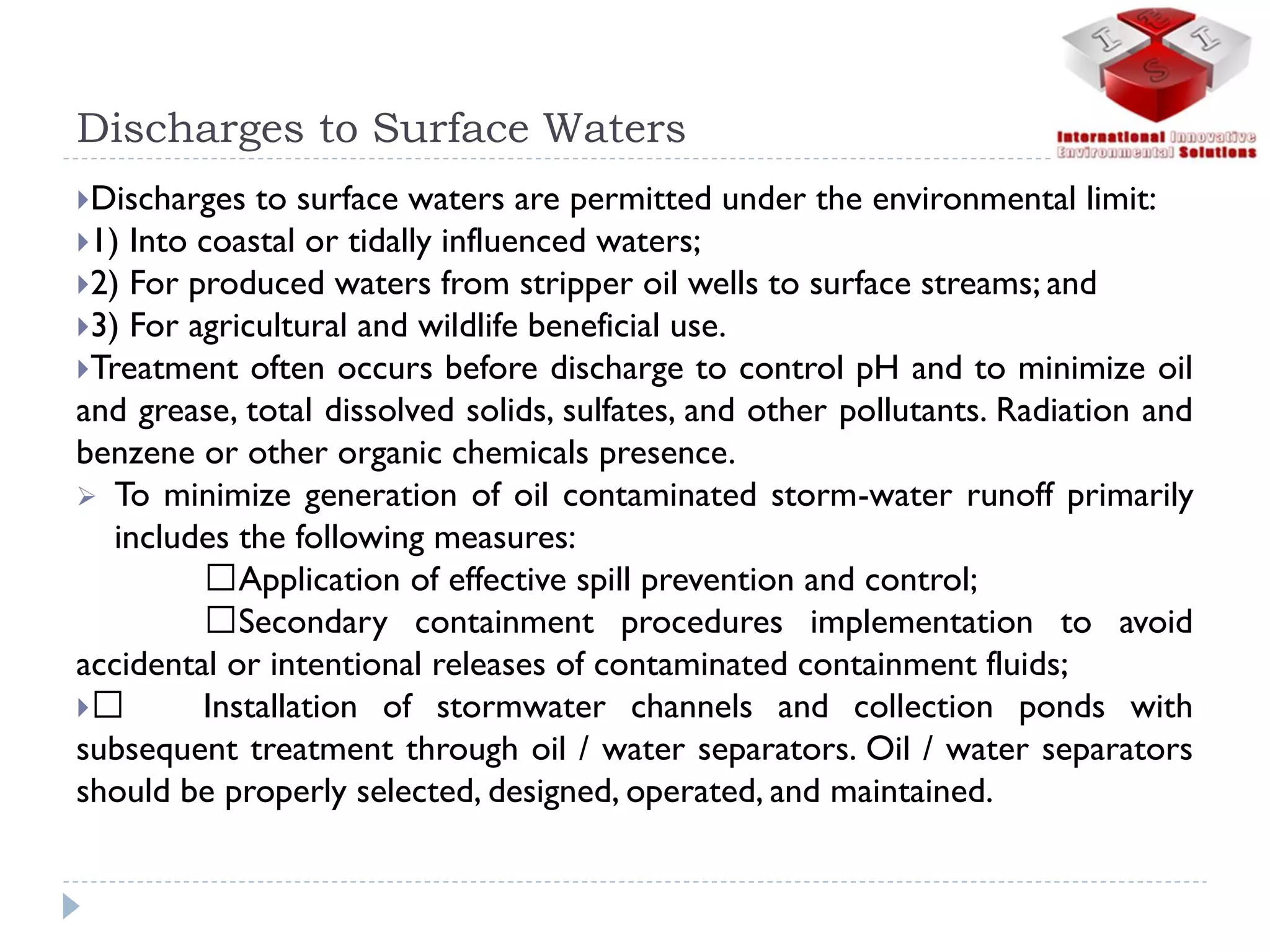 Oil & Gas industry Waste Management | PDF