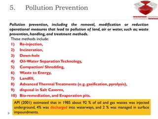 Oil & Gas industry Waste Management | PDF