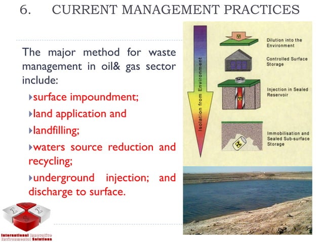 Oil & Gas industry Waste Management | PDF