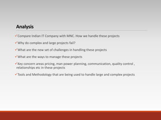 PPT_Management of Large and Complex Software Projects | PPTX