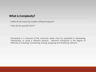 PPT_Management of Large and Complex Software Projects | PPTX