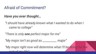 Choosing a Major | PPTX