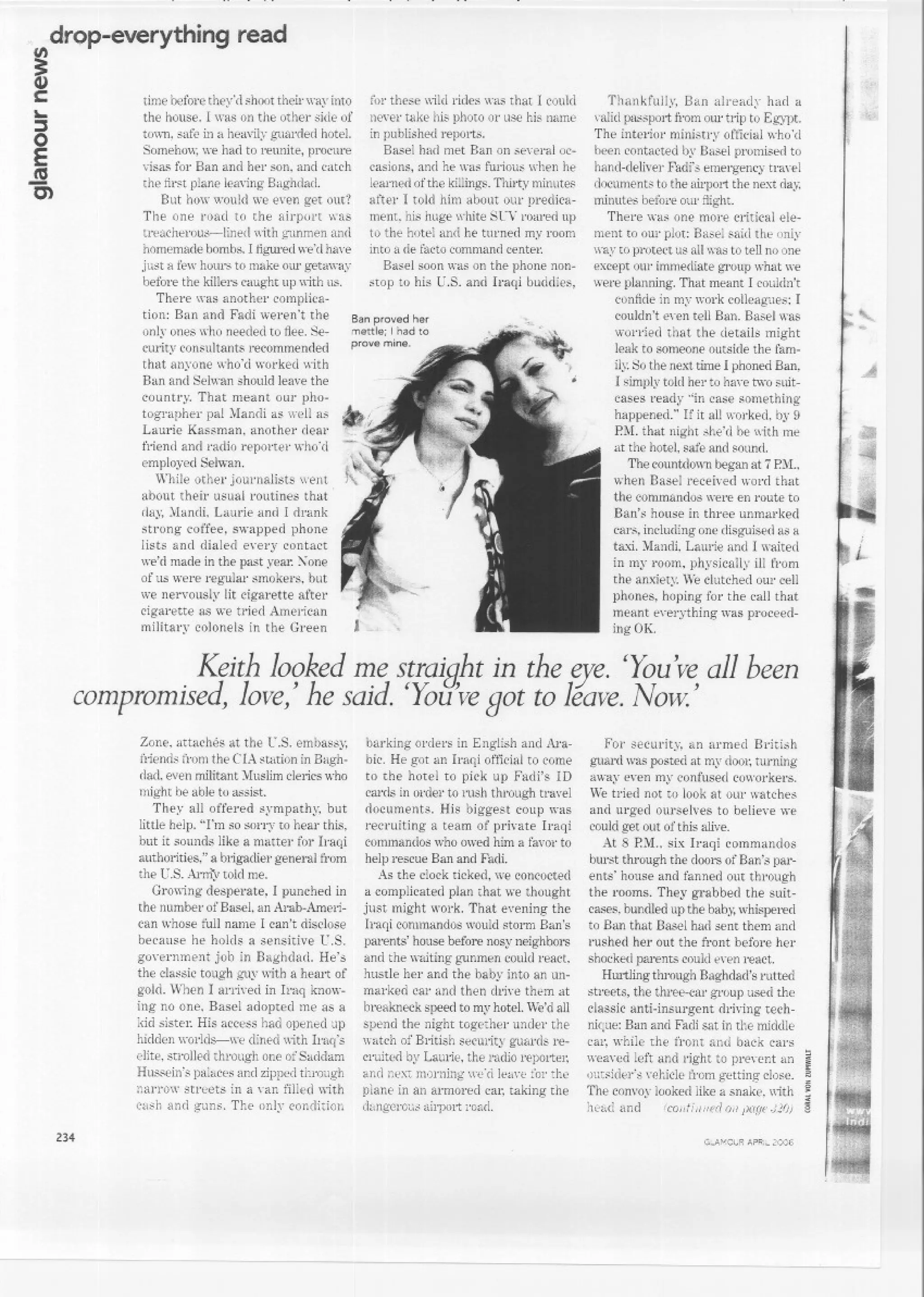 Basel's Article Glamour April issue | PDF