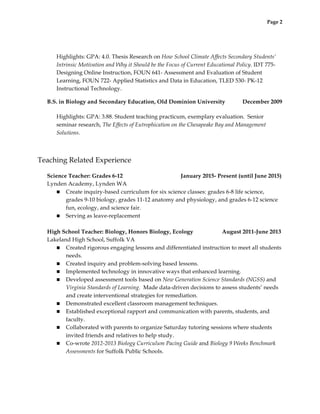 S. Briggs_Resume | PDF