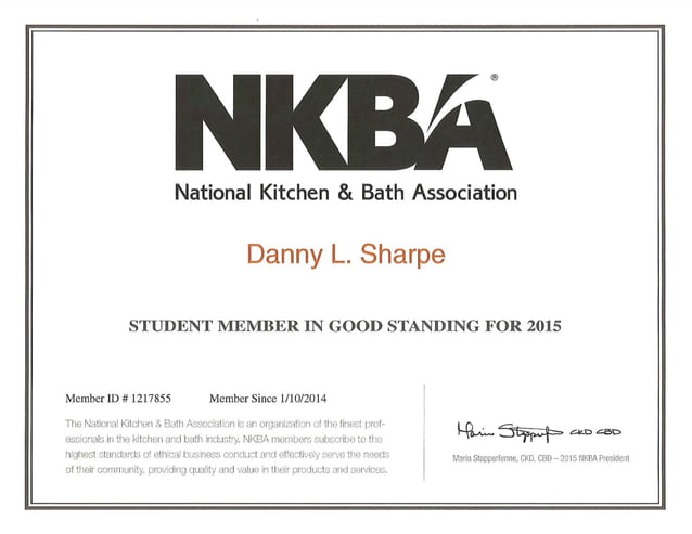 2015 NKBA CERTIFICATE | PDF