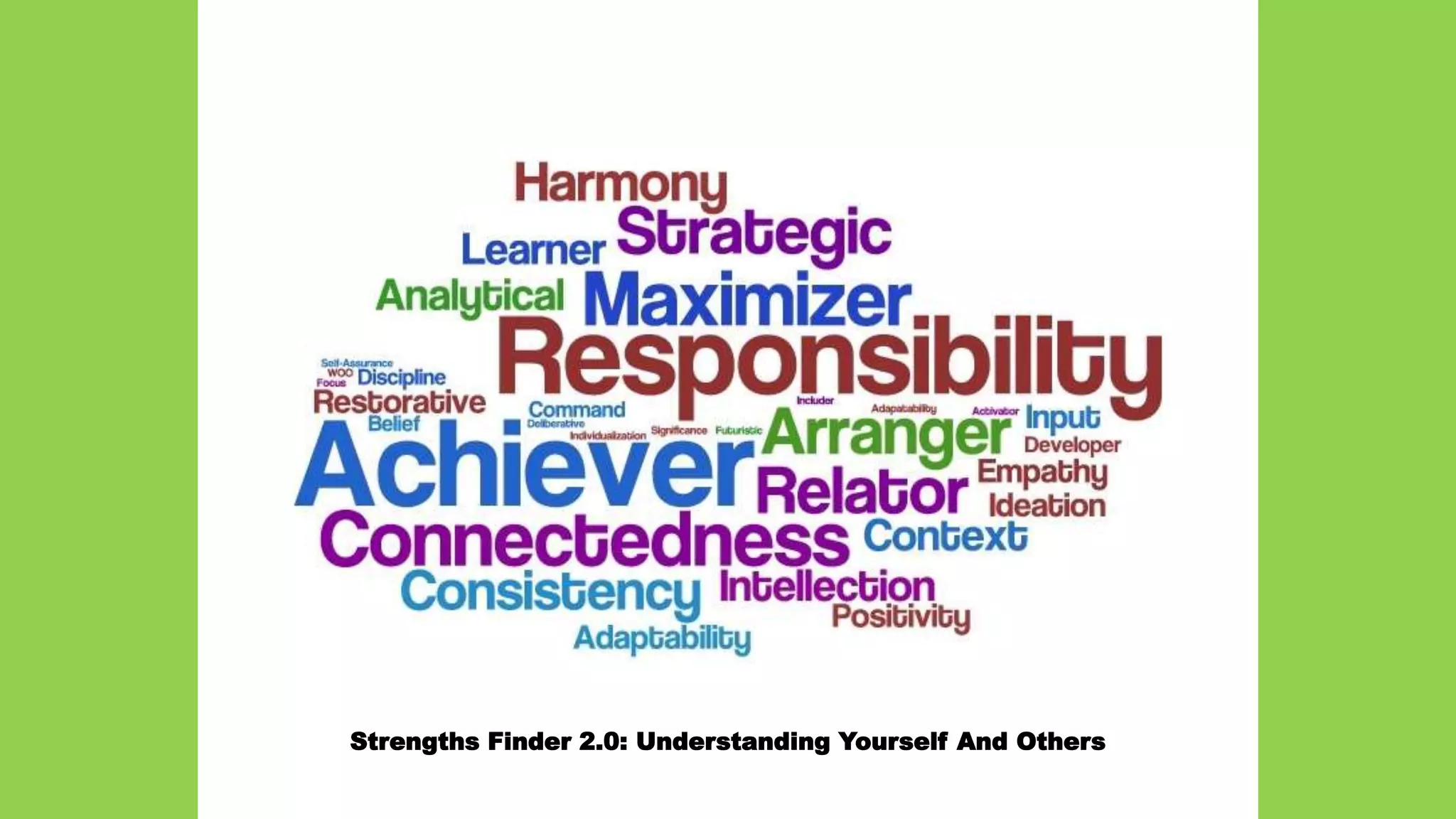 Strengths Finder Presentation | PPTX