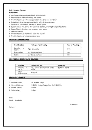 Gajendra kumar | DOC