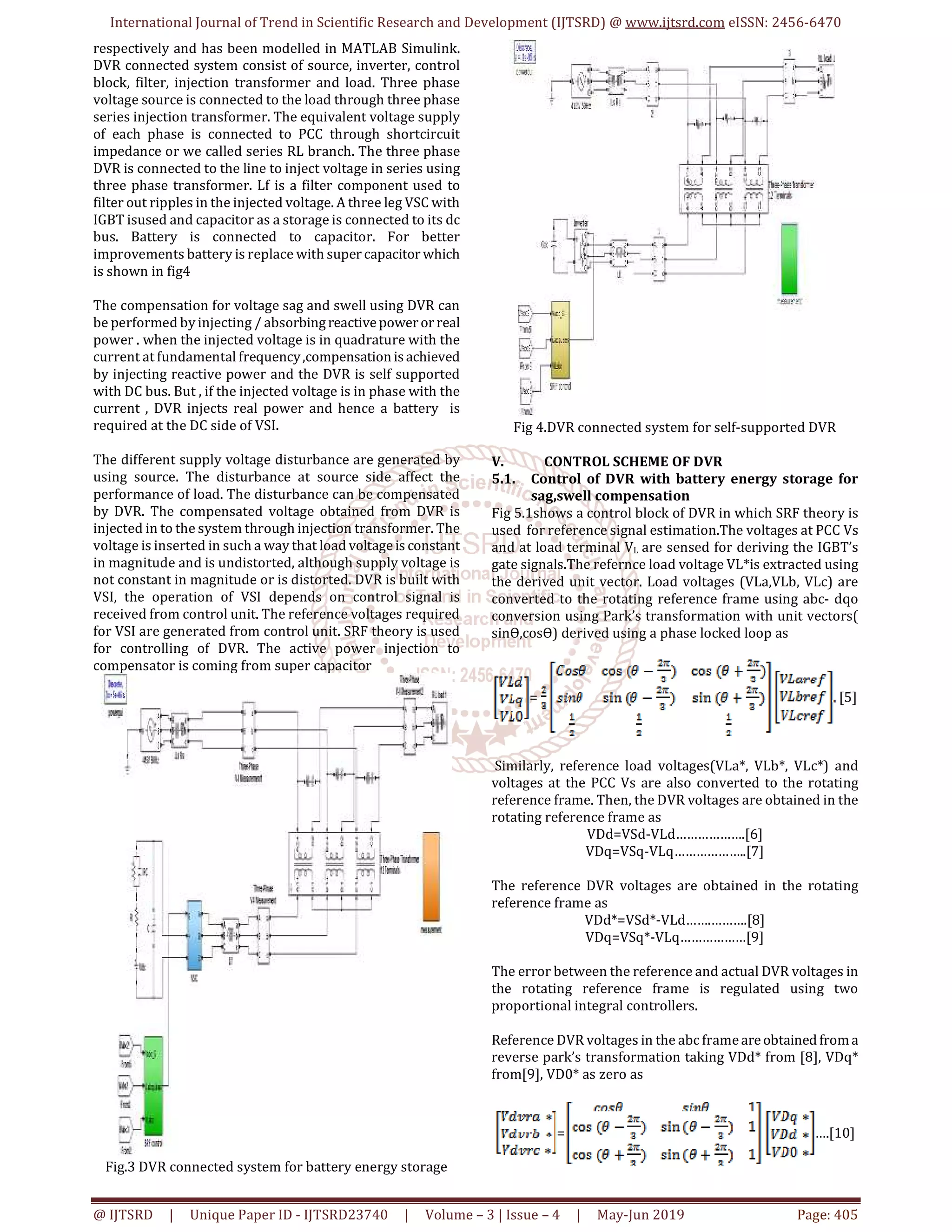 Compensation of Sag and Swell Voltage by using Dynamic Voltage Restorer | PDF