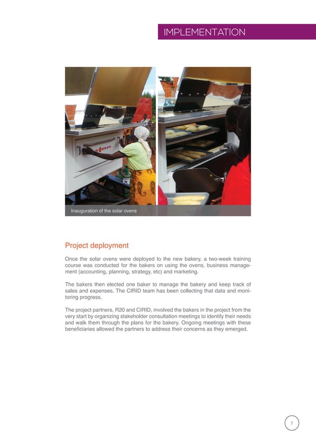 Solar Bakery Case Study | PDF