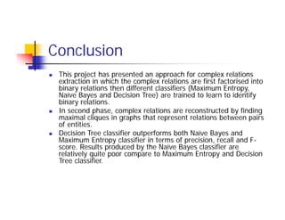 Complex Relations Extraction | PPT