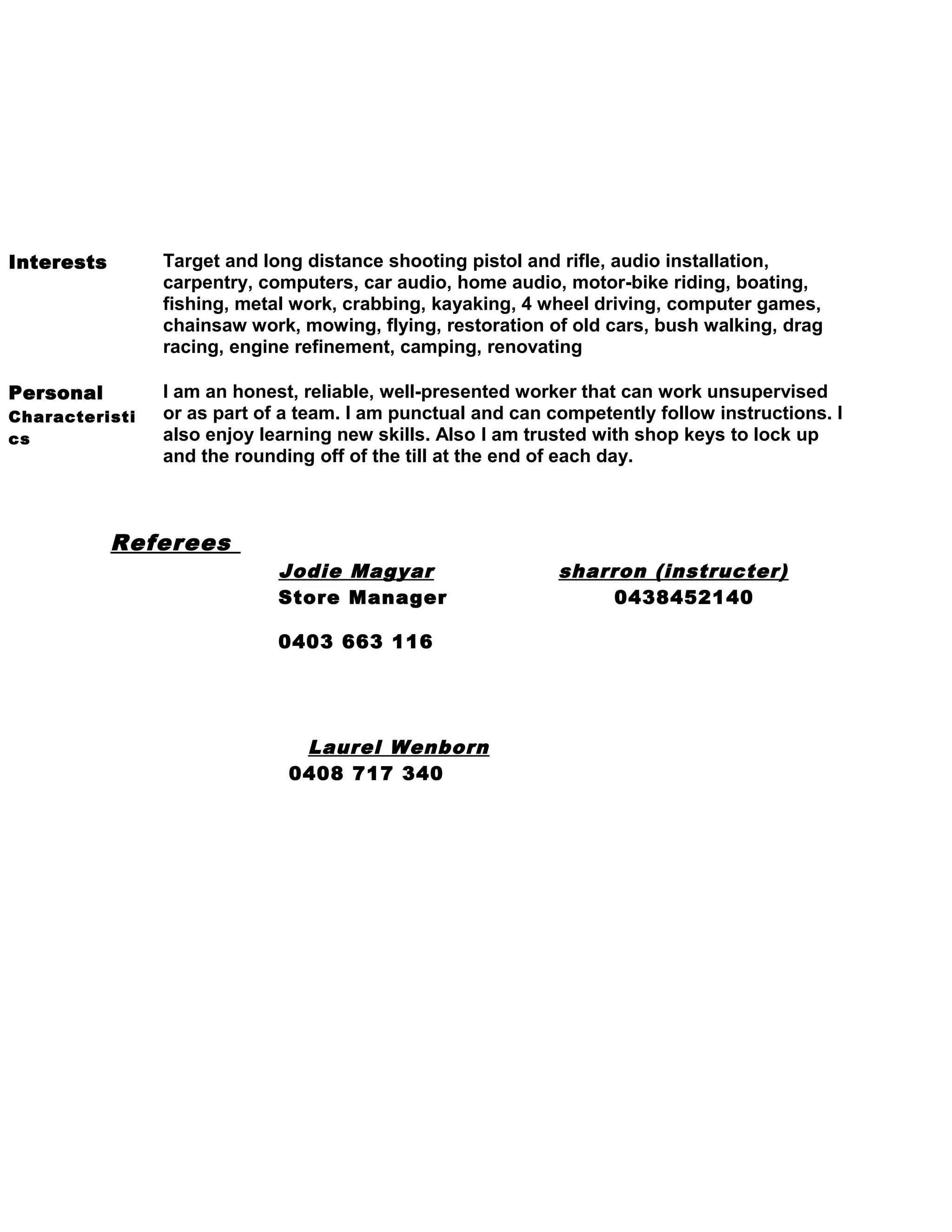 anthony Resume 2016 | DOC