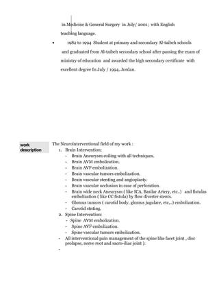 Khaled Alawneh CV 2015 | DOC