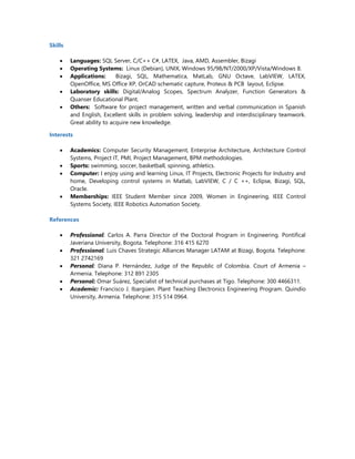 CV-MonicaIngles | PDF