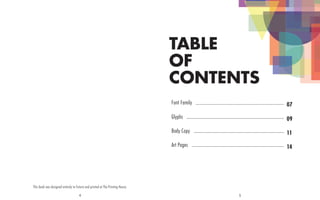 Futura Type Specimen_LeighCavanaugh | PDF